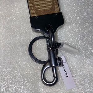 Coach | Accessories | Coach Loop Key Fob In Signature Canvas New | Poshmark